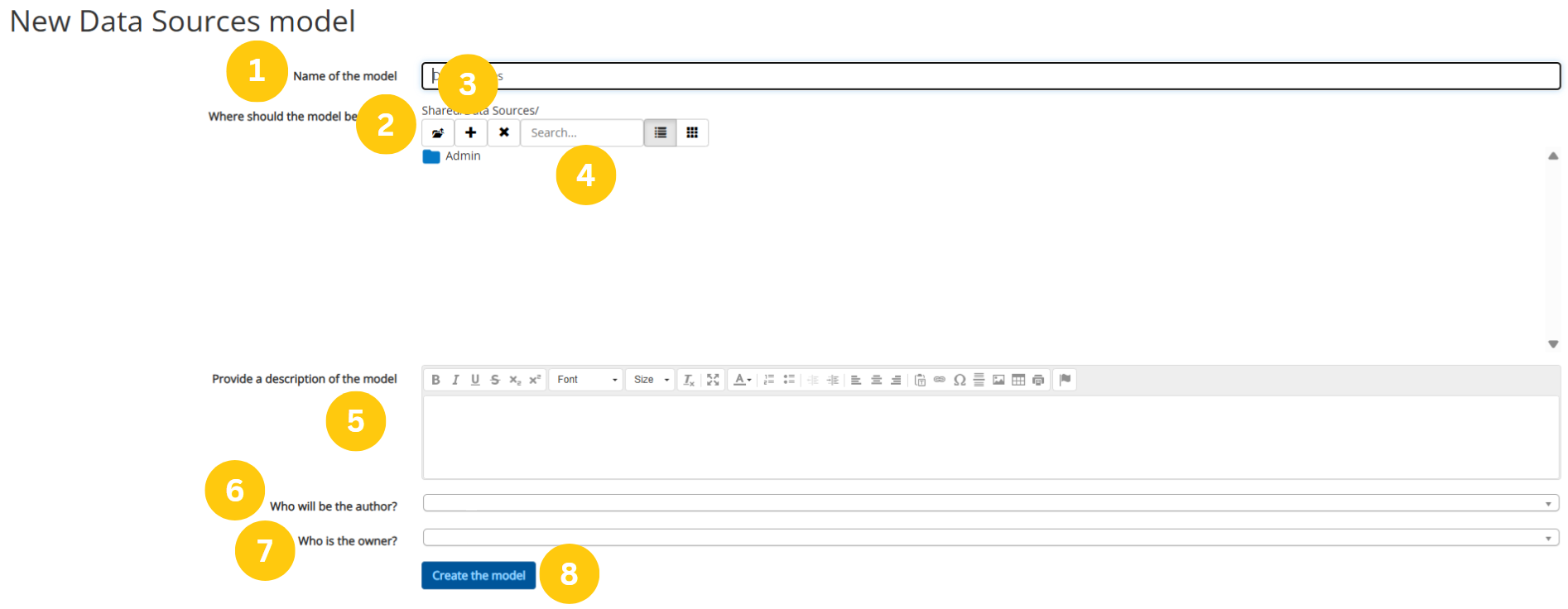 How to Configure a Data Source for a Dashboard